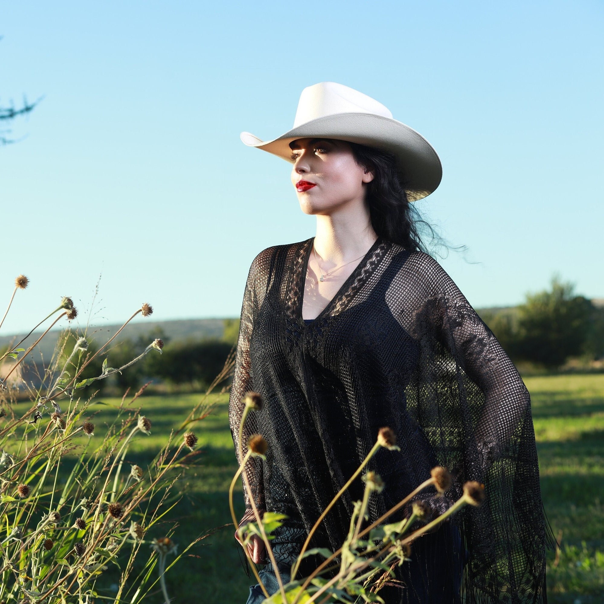 Handmade White Cowboy Hat - Durable Palm Leaf Material - Rustic Western ...