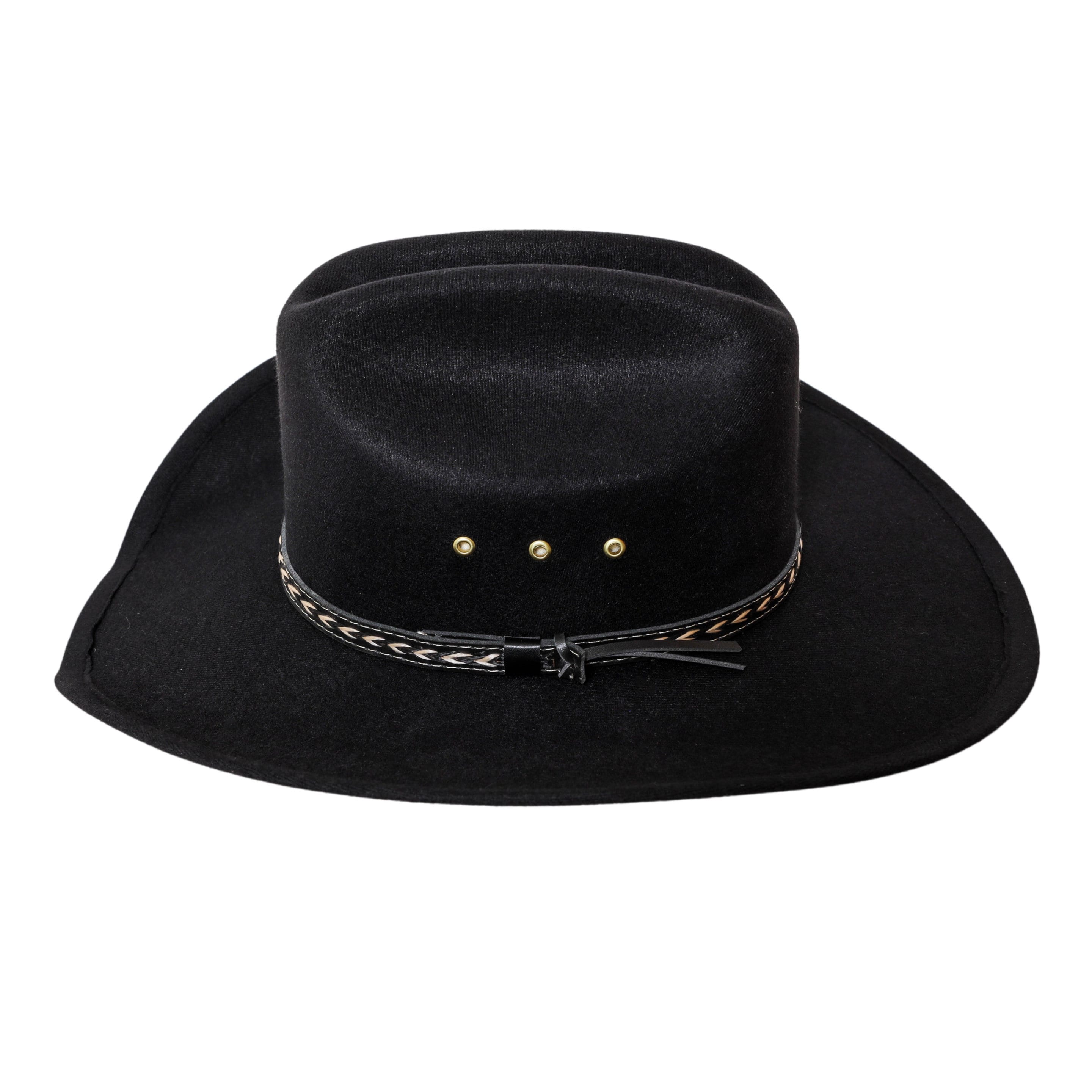 Handmade Black Cowboy Hat - Dubetina - Elegant Western Style - Unisex ...