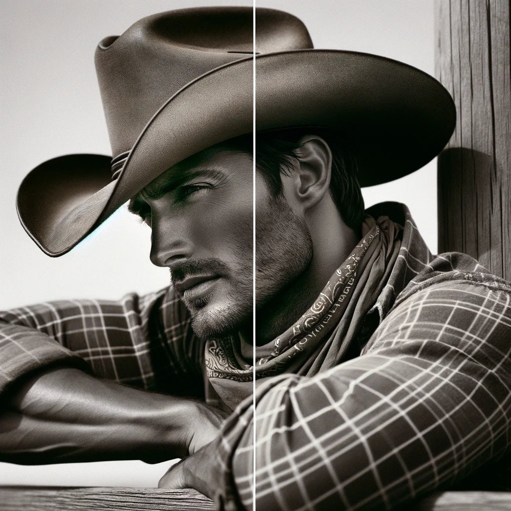 Handmade Brown Cowboy Hat Dubetina Elegant Western Style Unisex - Etsy