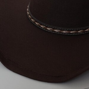 Handmade Brown Cowboy Hat - Dubetina - Elegant Western Style - Unisex ...