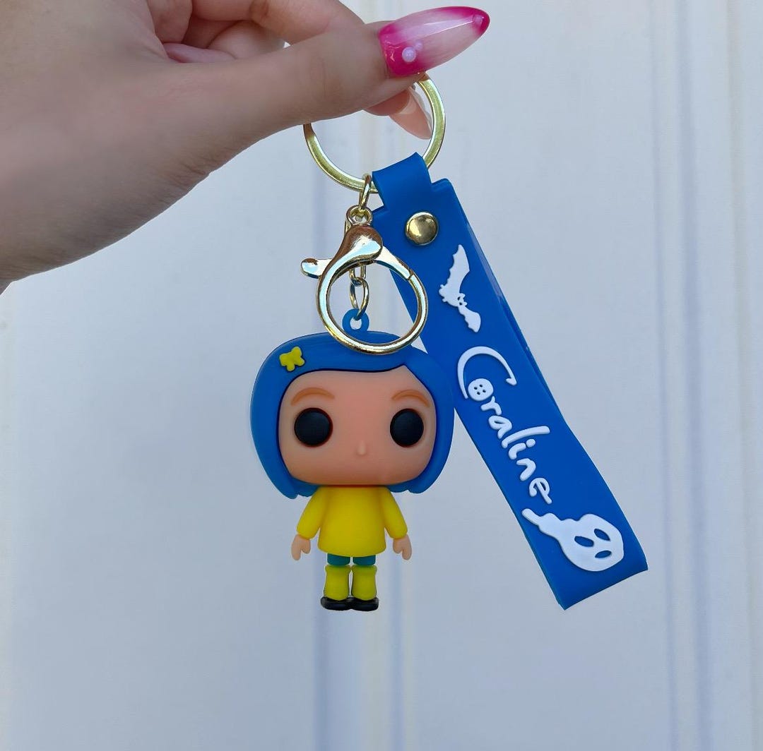 Coraline Keychain - Etsy