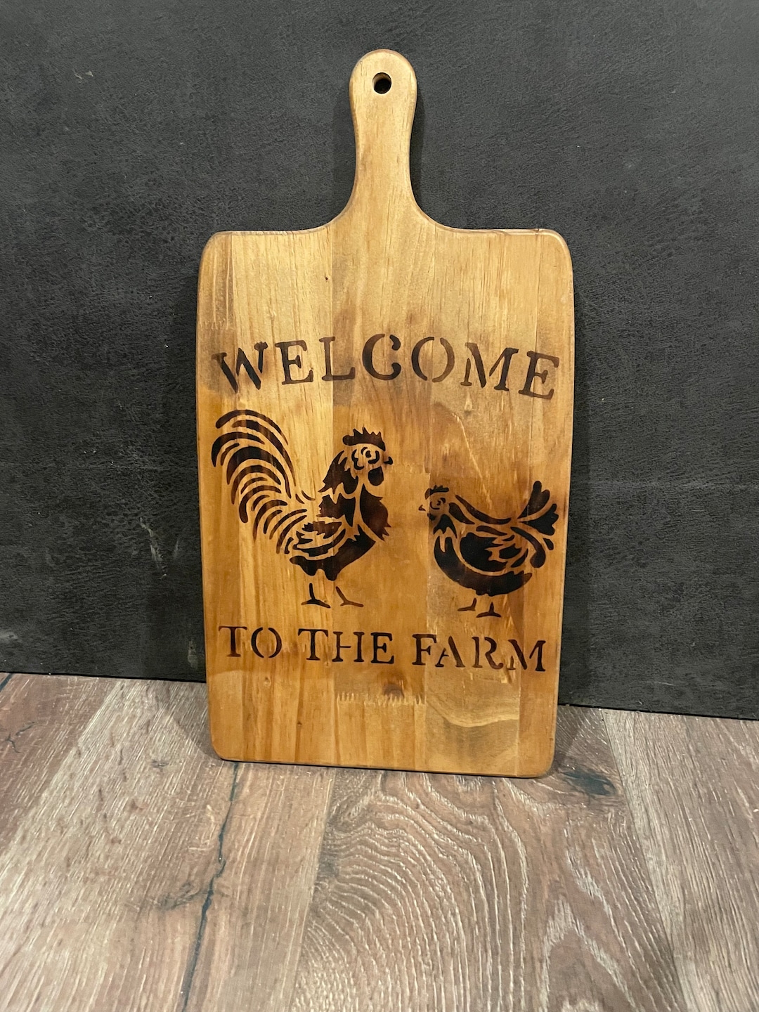Chicken Cutting Board - Etsy
