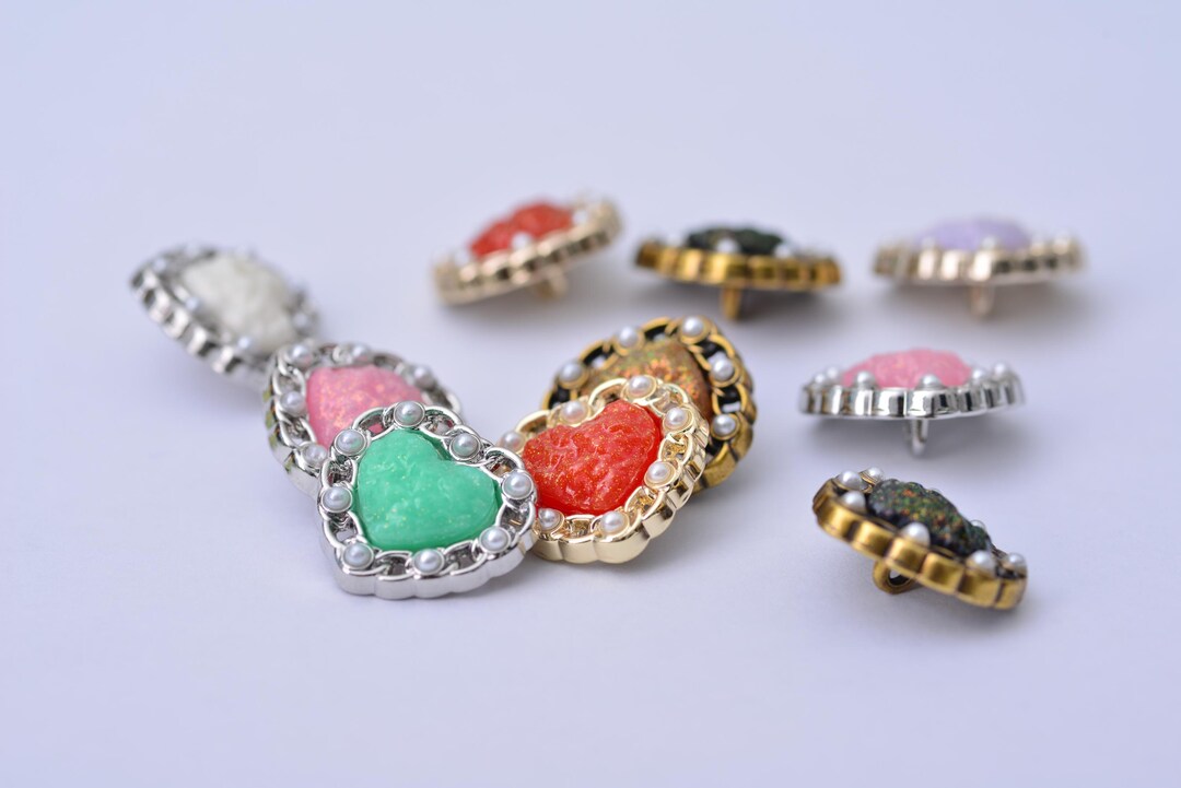 Pearl Buttons, Personalized Vintage Trend Buttons, Decorative Coat ...