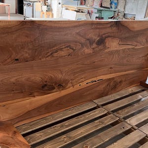 Solid Walnut Bed Frame | Custom Handmade Platform Bed | King Queen Full ...