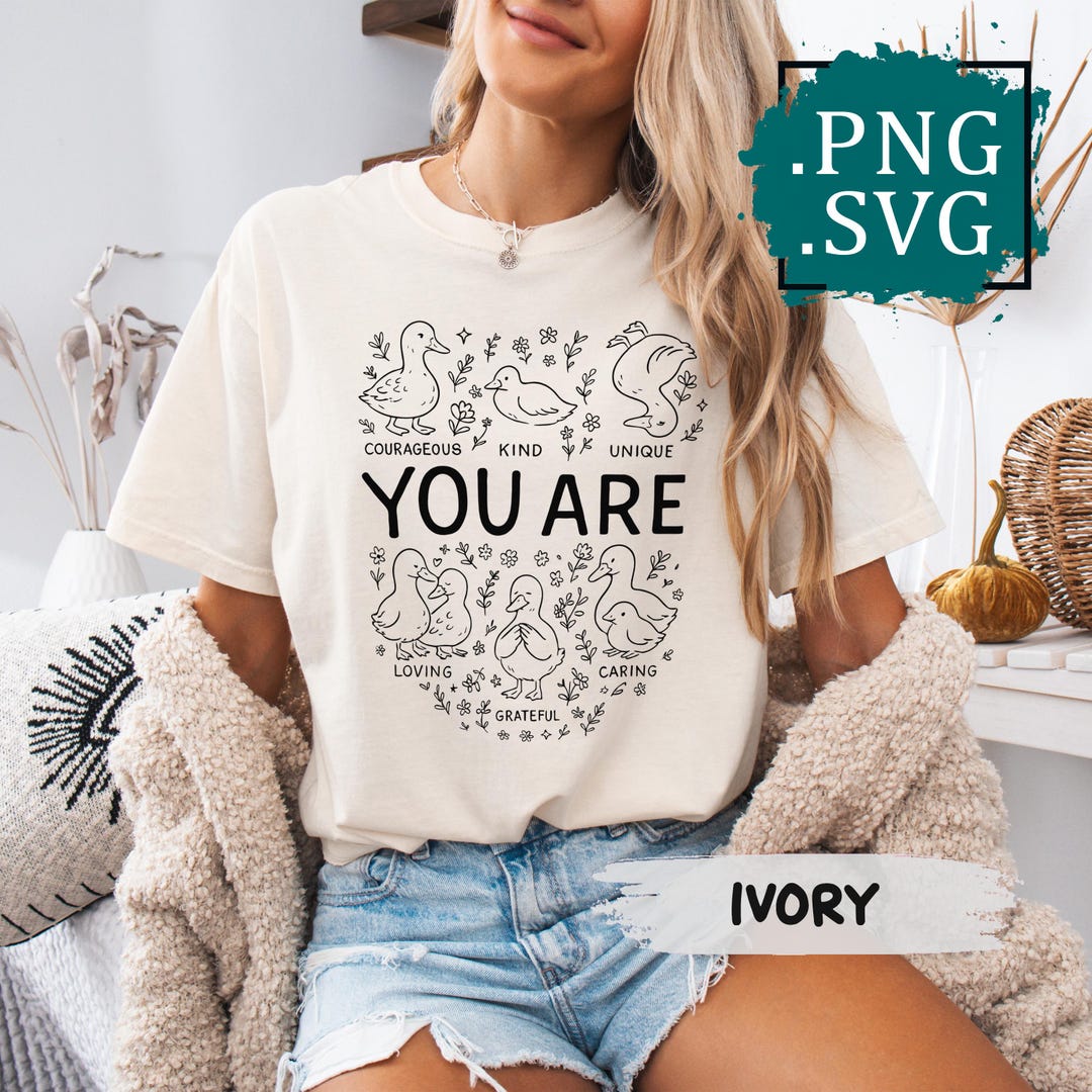 Silly Goose Teacher PNG: Kind Goose Affirmation, Back to School SVG ...
