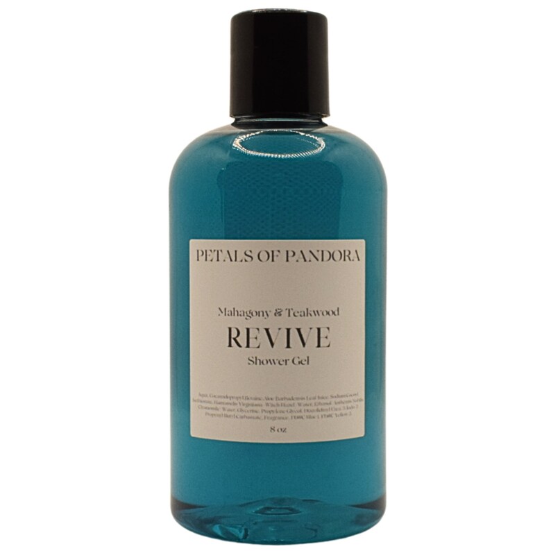 Revive: Mahogany Teakwood Shower Gel - Etsy