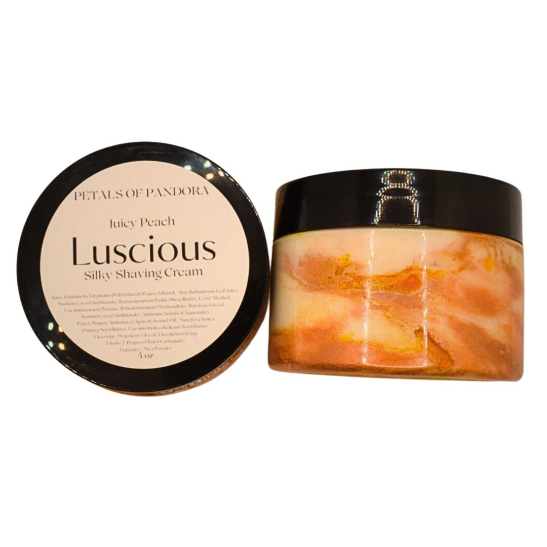 Luscious: Juicy Peach Silky Shaving Cream - Etsy