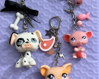 Authentic LPS Keychain Pets Keychain LPS Littlest Pet Shop Lps Gen 2 - Etsy