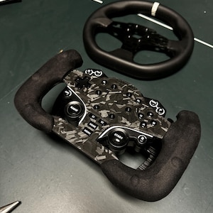GT Wheel for Moza R5 R3 ES Wheel Sim Racing (3D Printed Forged Carbon ...