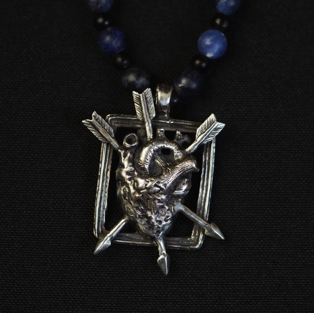 Sacrifice , 925, Sterling Silver, Necklace for Men, Gothic ,jewelry ...