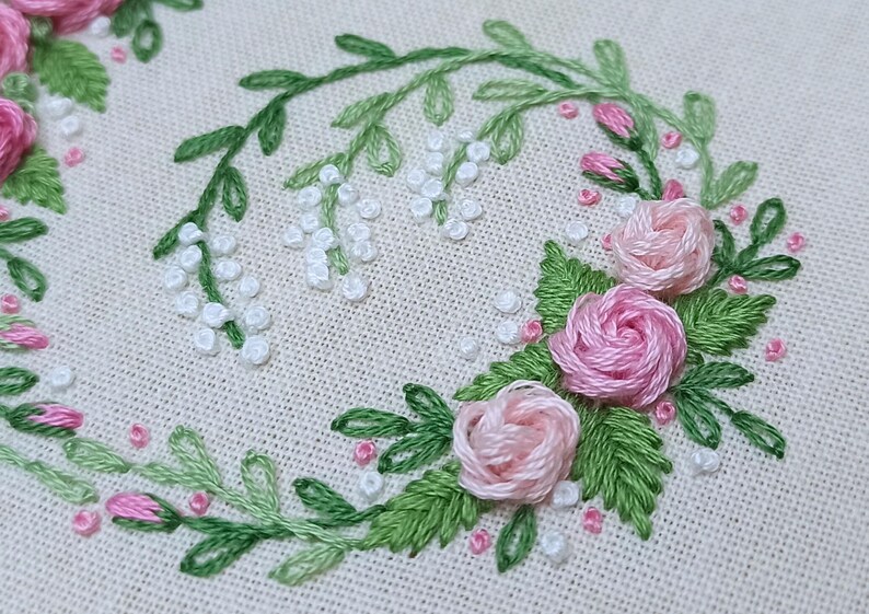 Monogram 'C' Embroidery Design, PDF Pattern - Make Personalized Gift ...