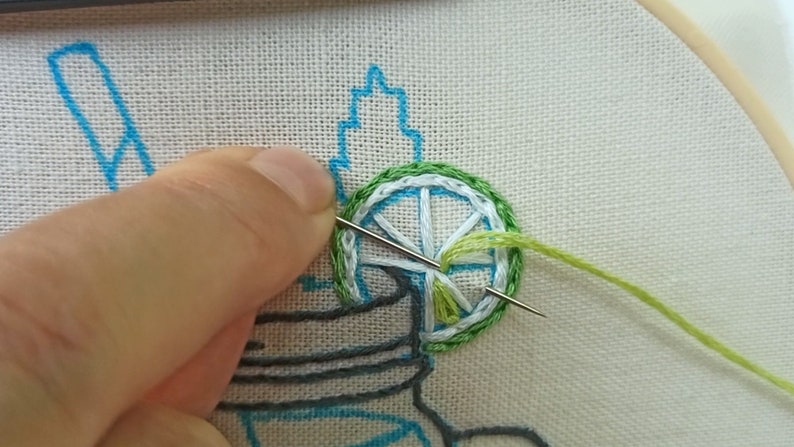 Embroidery Lime Lemonade Pdf-pattern - Limeade Embroidery Design Summer ...