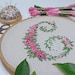 Monogram 'C' Embroidery Design, PDF Pattern - Make Personalized Gift ...