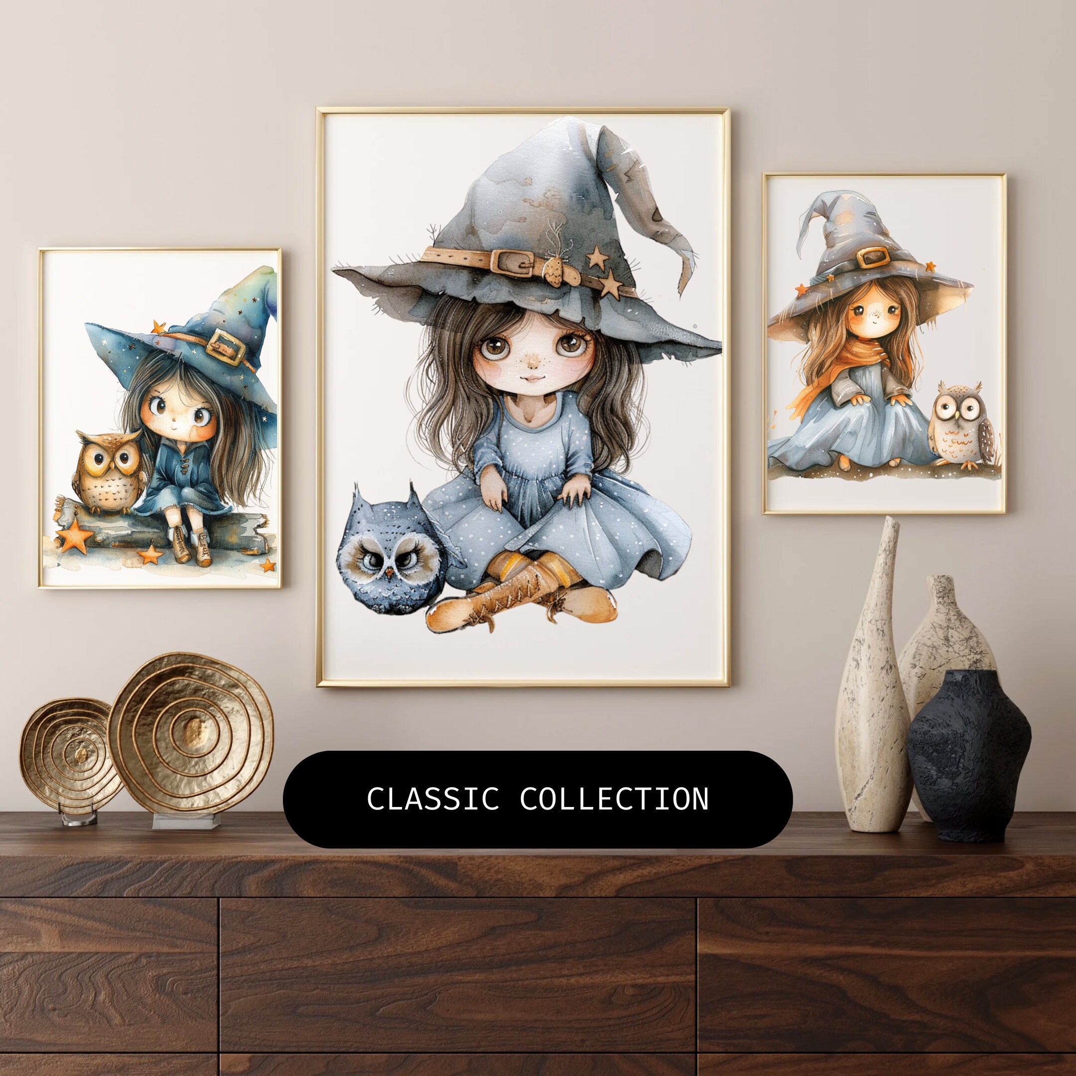 Kawaii Halloween Watercolor Clipart 43 PNG Files Cute Halloween ...