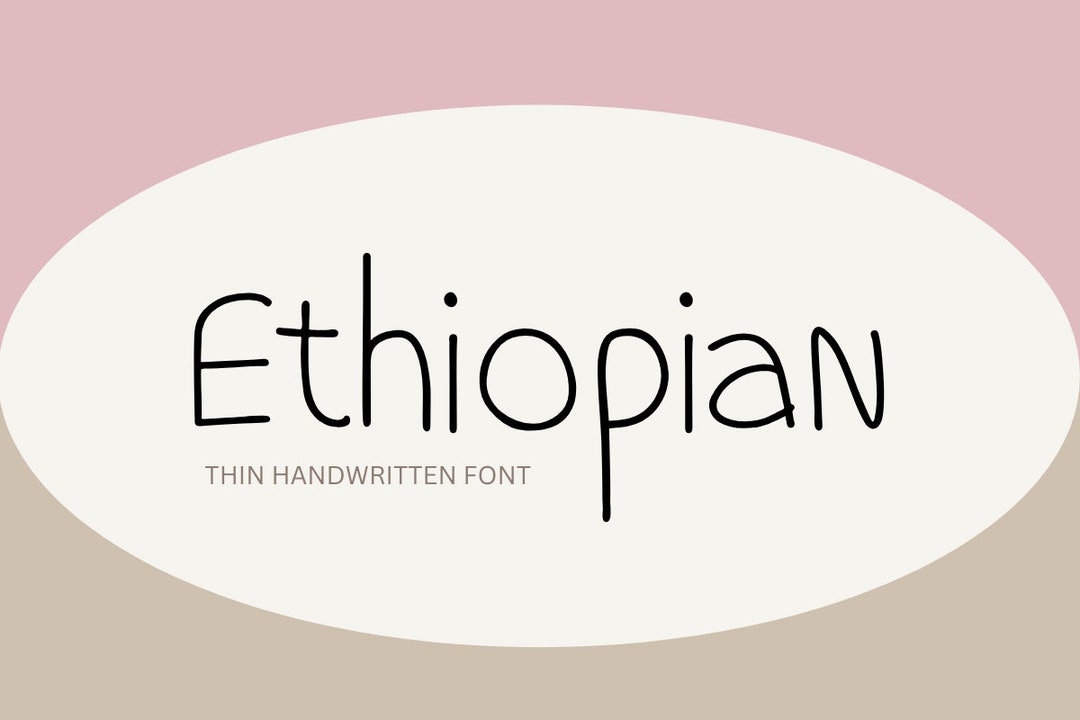 Narrow Handwriting Font Goodnotes Font Alphabet Font Canva Writing ...