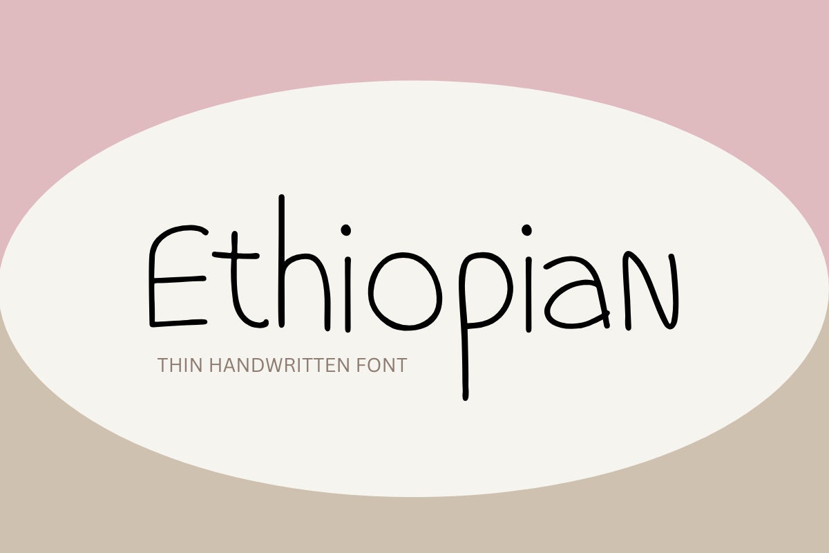 Thin Handwriting Font Hand Draw Font Neat Goodnotes Handwriting Cricut ...