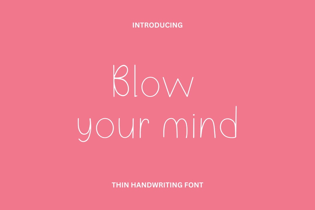 Narrow Handwriting Font Goodnotes Font Alphabet Font Canva Writing ...
