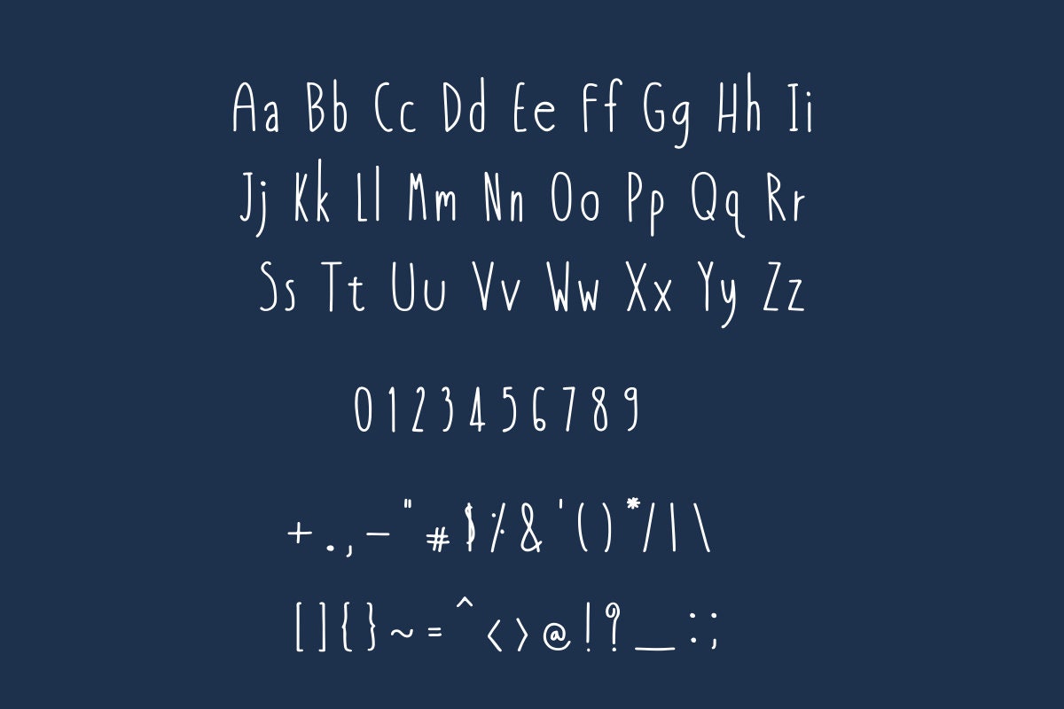 Thin Handwritten Font Cricut Font Procreate Font Cute Font Goodnotes ...