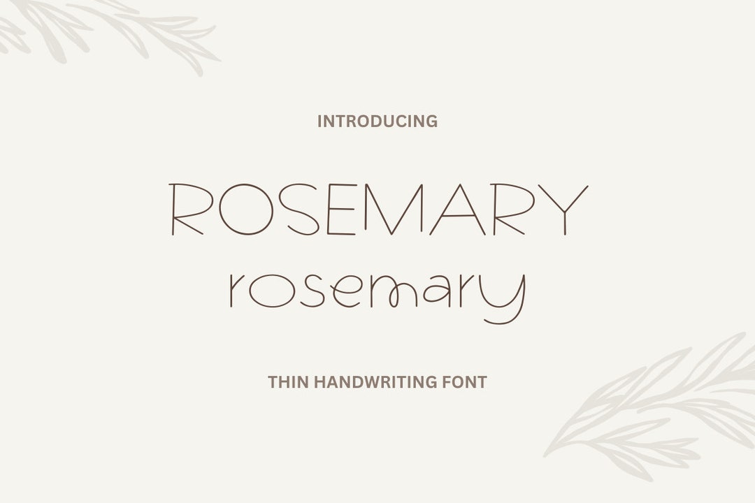 Thin Handwriting Font Skinny Fonts Cricut Font Procreate Font Cute Font ...