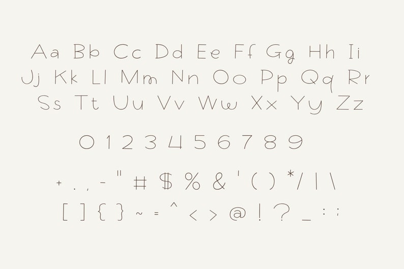 Narrow Handwriting Font Goodnotes Font Alphabet Font Canva Writing ...