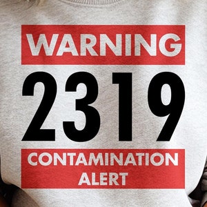 Disney Monsters Inc. Warning 2319 SVG, Contamination Alert Cut File ...