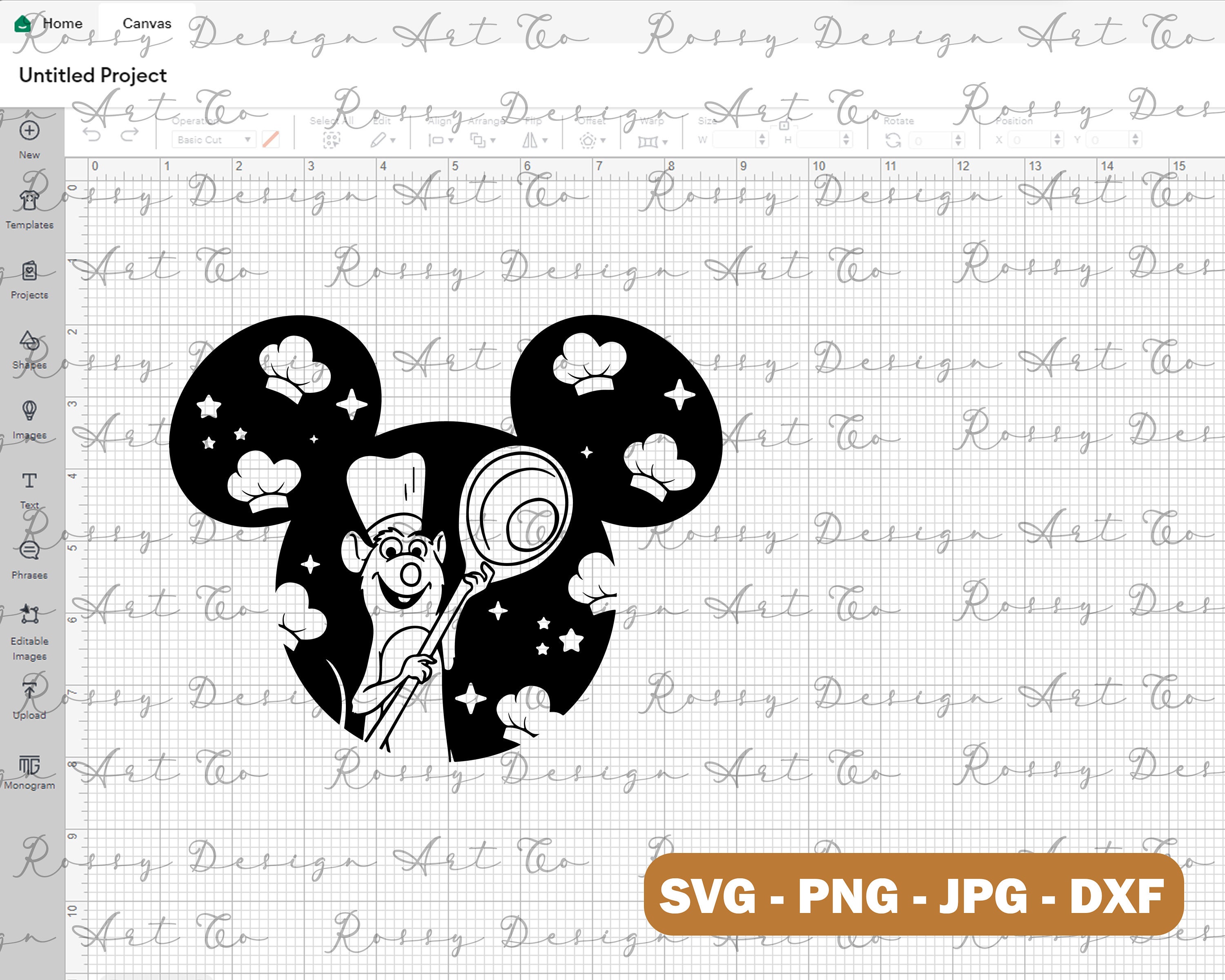 Vector Rat Chef Svg, Remy SVG, Magical Kingdom Svg, Family Trip Svg ...