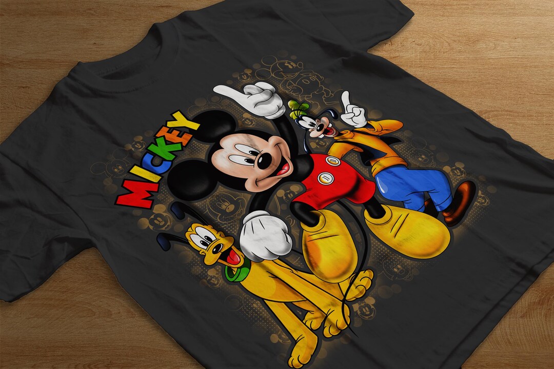 Mickey Mouse Shirt Design PNG - Disney Printable for Sublimation or DTF ...