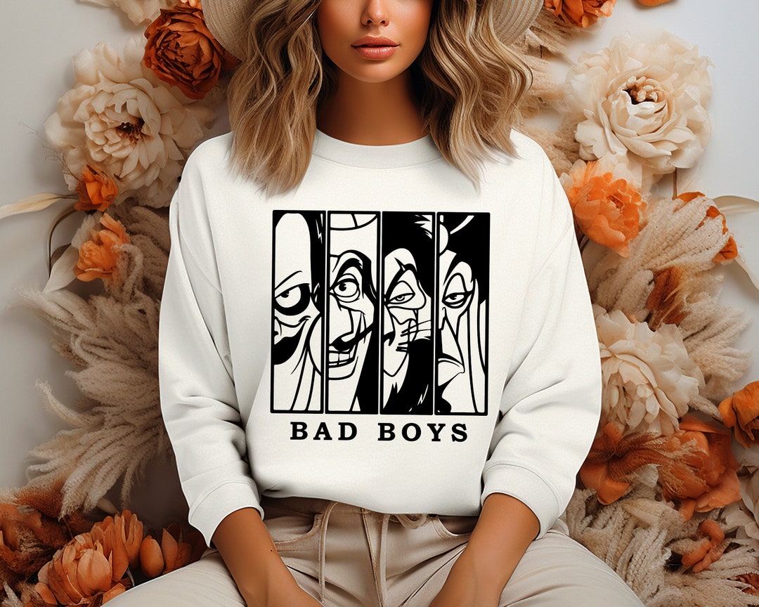 Bad Boys Svg, Bad Boys, Villains Svg, Scar, Hades, Captain Hook, Jafar ...