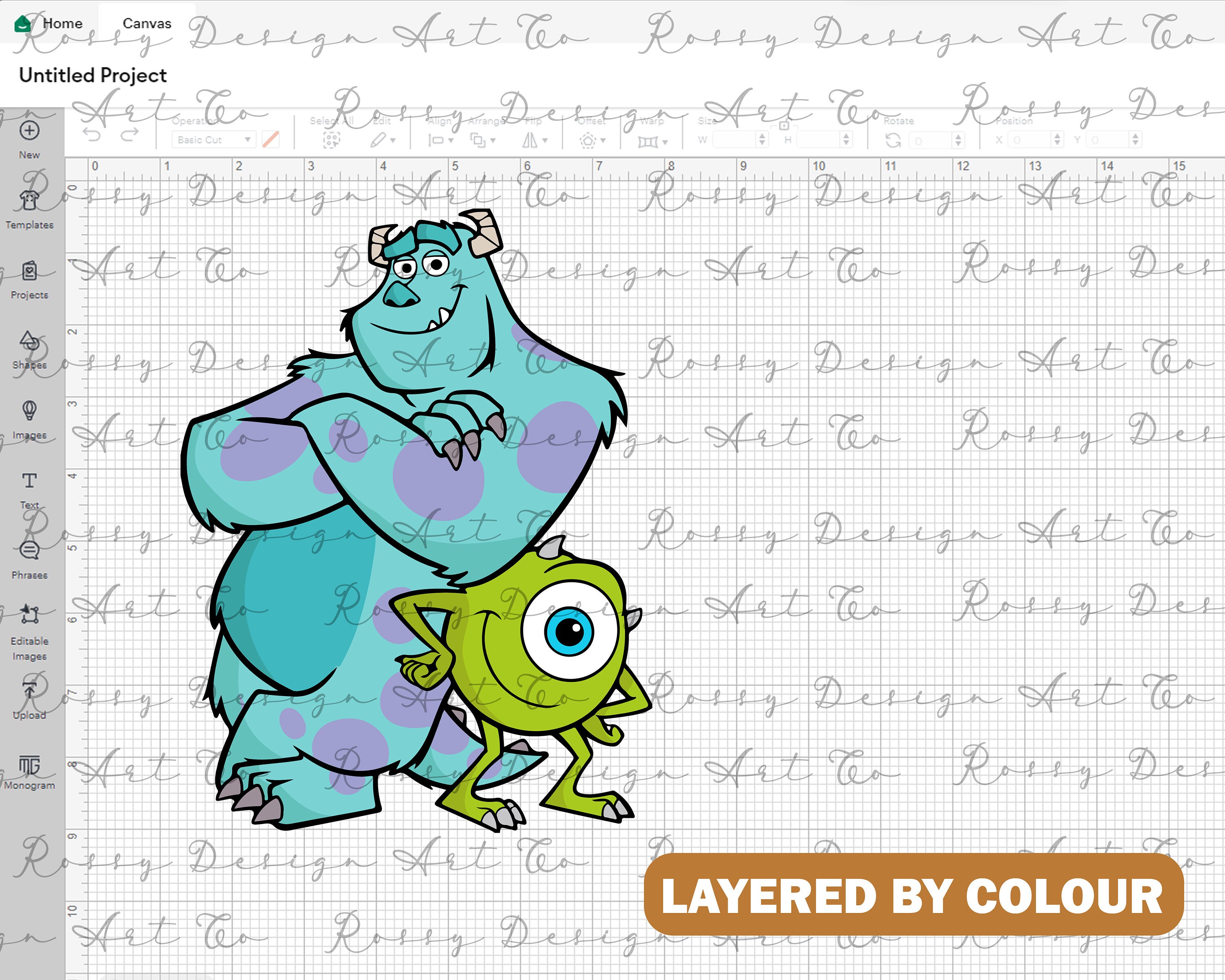 Vector Monsters Svg, Monsters Svg Inc, Sully SVG, Magical Kingdom Svg ...