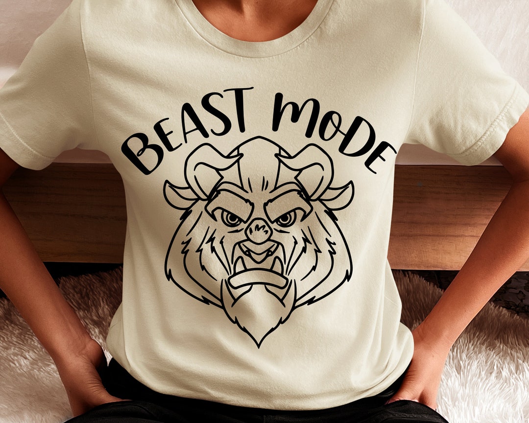 Beast Mode Shirt SVG, Disney Beast T-shirt, Beauty and the Beast SVG ...