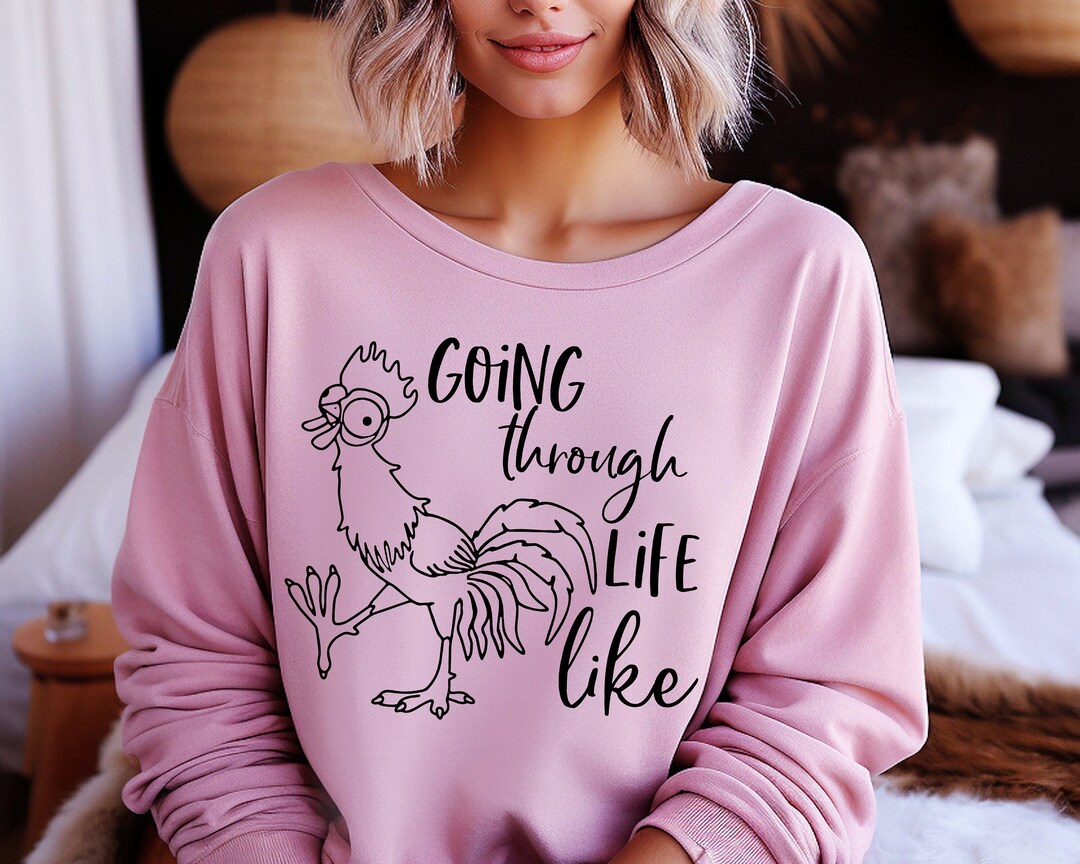 Going Through Life Like Svg, Hei Hei Svg, Hawaii, Mouse SVG, Magical ...