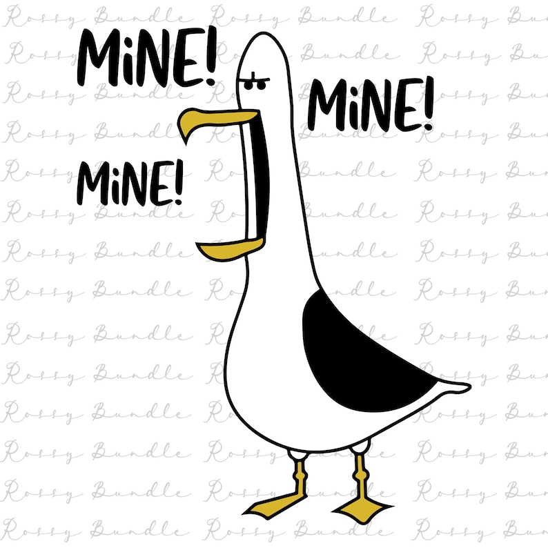 Mine Mine Mine, Seagull Svg, Finding Nemo SVG, Magical Kingdom Svg ...