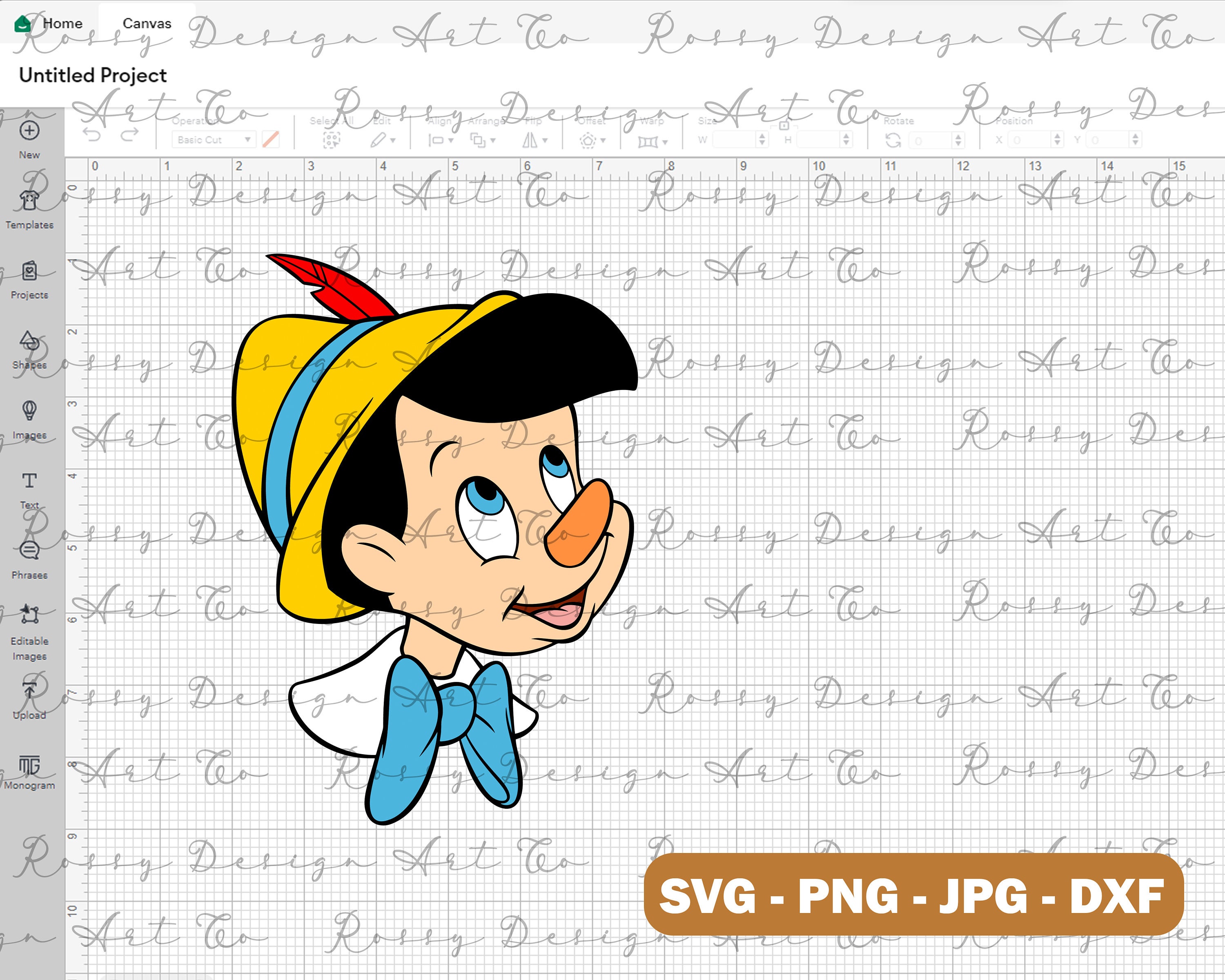 Pinocchio Svg, Pinocchio Png, Jiminy SVG, Vinyl Cut File, Svg, Png, Ai ...