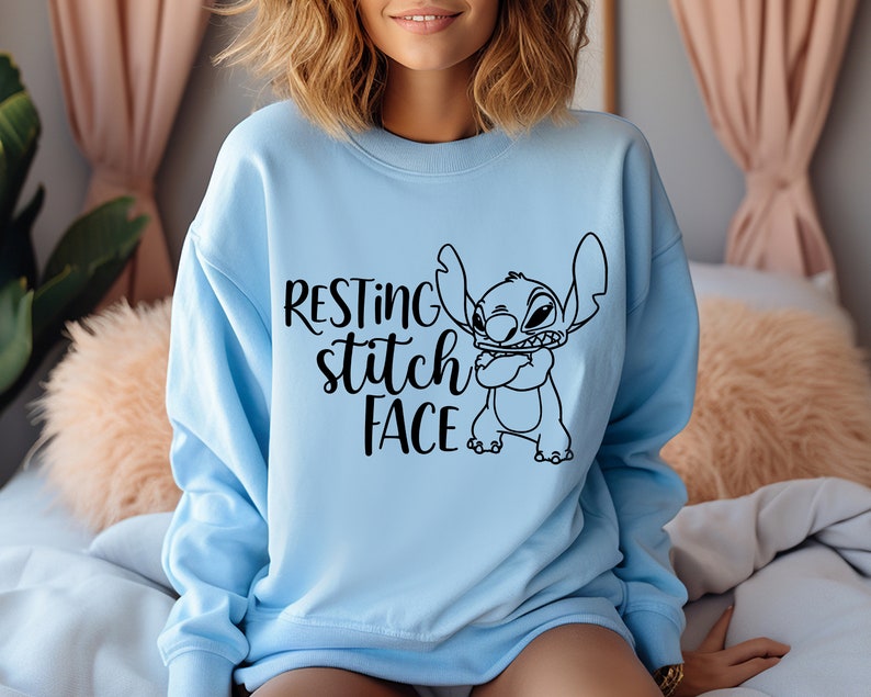 Resting Stitch Face Svg, Lilo SVG, Instant Download, Printable Design ...