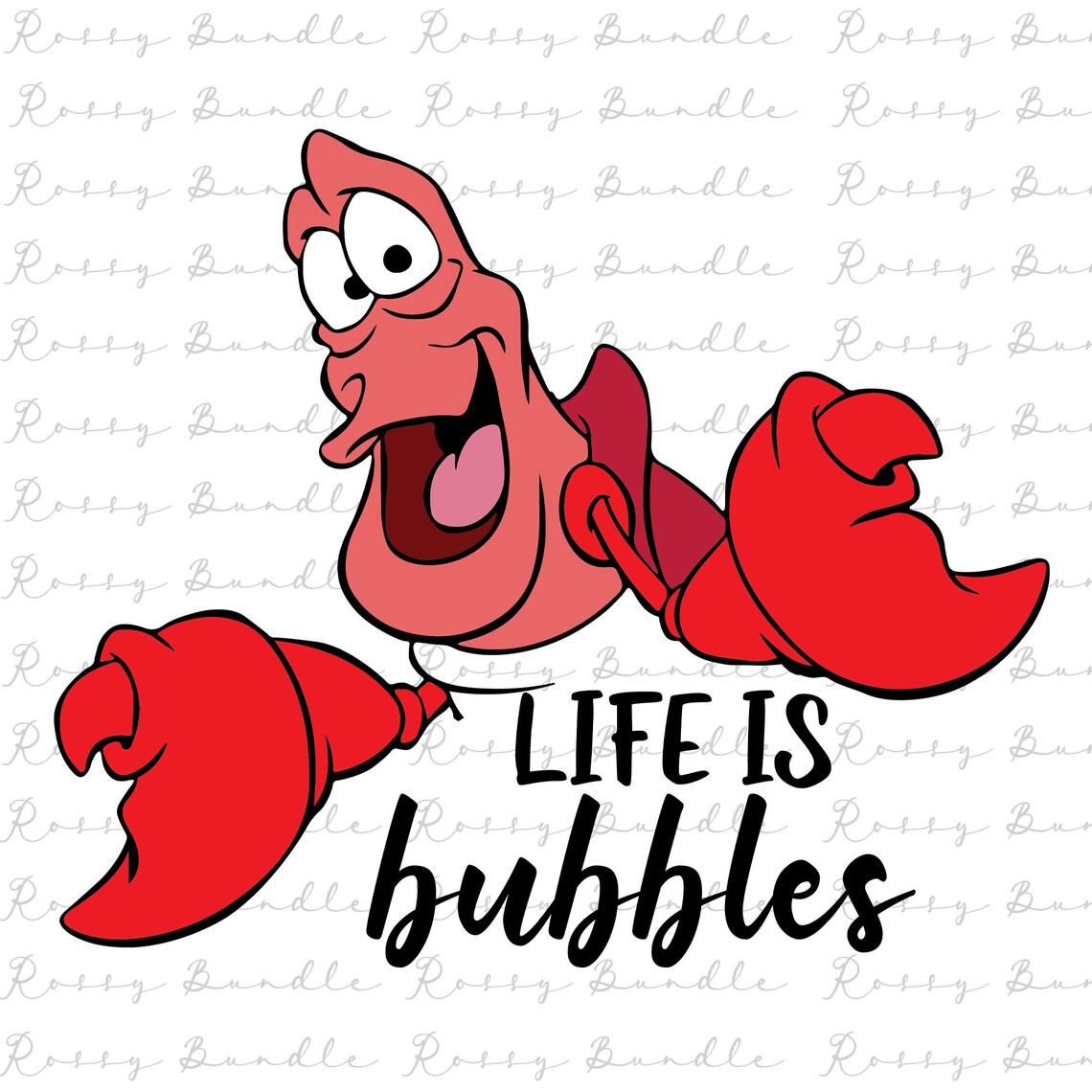 Life is Bubbles Svg, Sebastian SVG, Mermaid SVG, Family Trip Svg ...