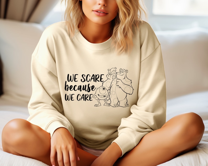 We Scare Because We Care Svg, Monsters Svg Inc, Sully SVG, Magical ...