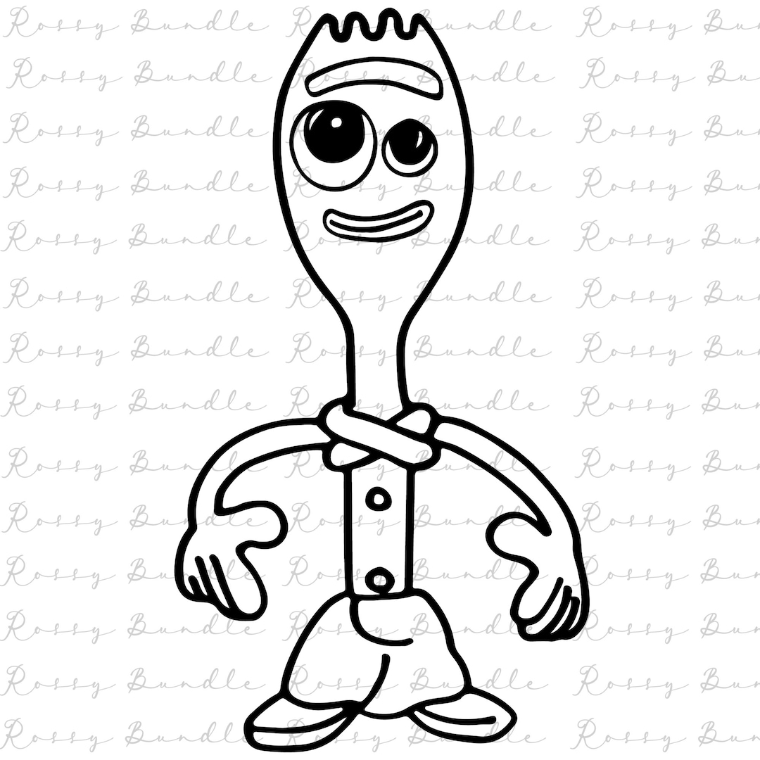 Vector Toy Outline Svg, Fork SVG, Toy SVG Story, Family Trip Svg ...