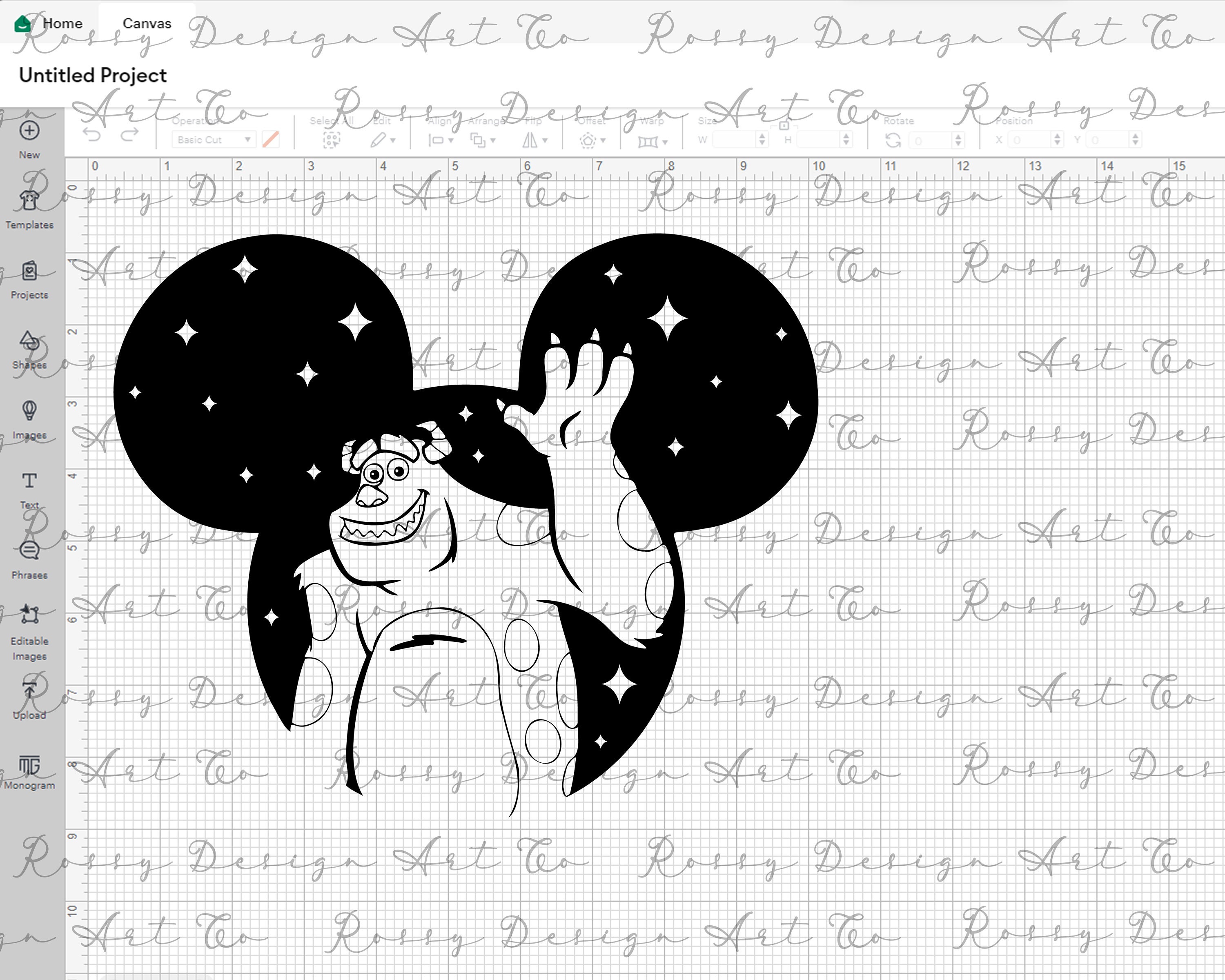 Vector Monsters Mouse Svg, Monsters Svg Inc, Sully SVG, Magical Kingdom ...