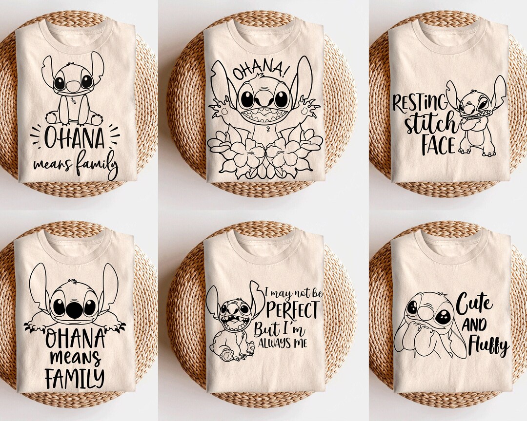 Disney Stitch Bundle SVG, Lilo and Stitch Face SVG, Instant Download ...