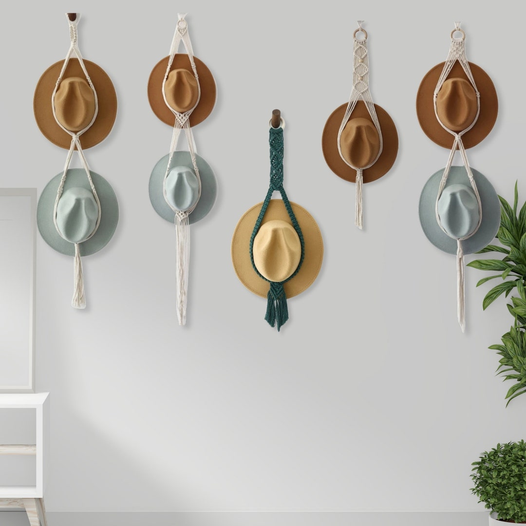 Multilayer Cotton Hat Organizer Hat Wall Hanging for Fedoras Baseball ...