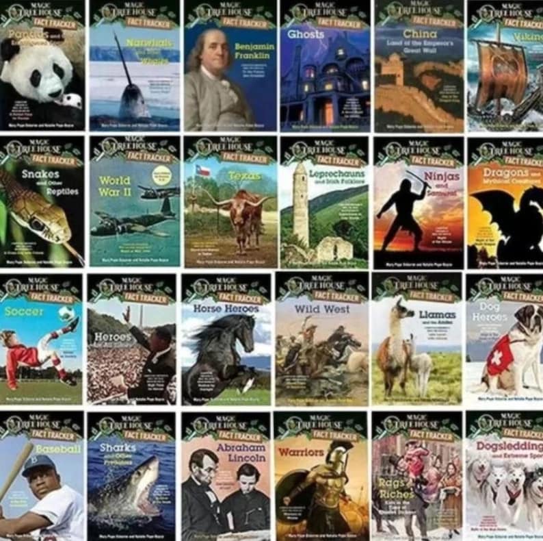 English Version Magic Tree House Fact Tracker Series Collection 44 ...