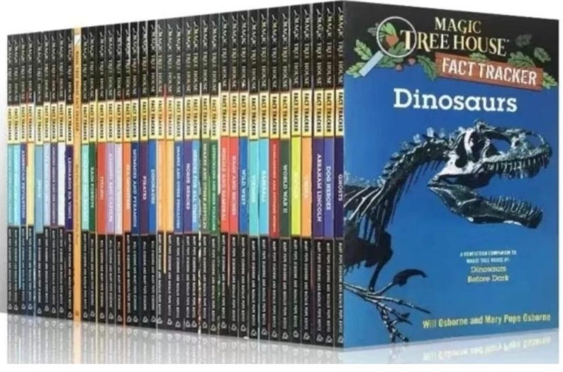 English Version Magic Tree House Fact Tracker Series Collection 44 ...