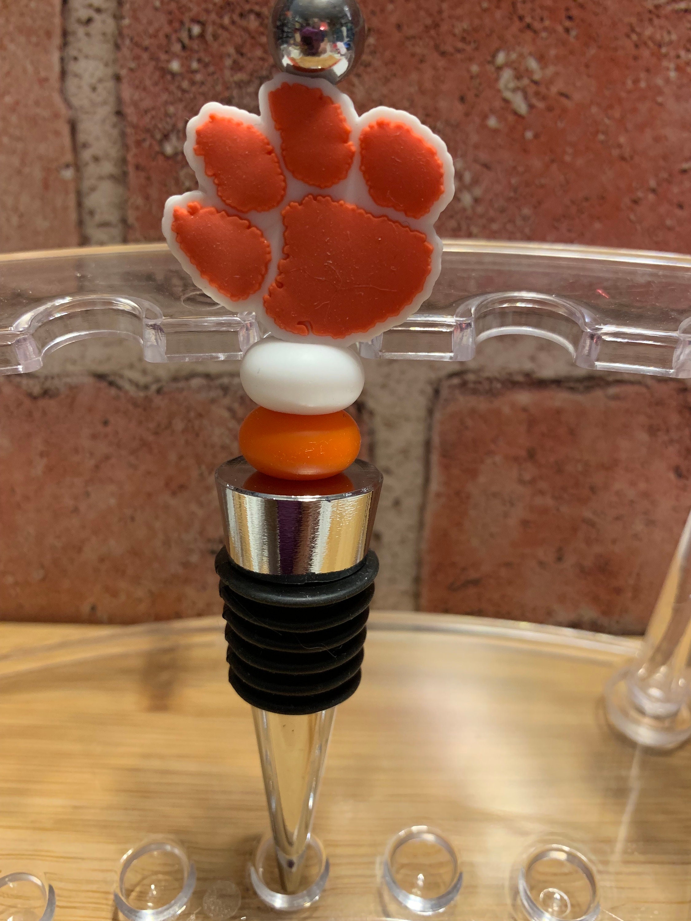 Clemson Tigers Wine Stopper - Etsy