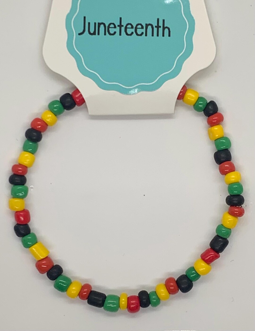 Juneteenth Seed Bead Bracelet - Etsy