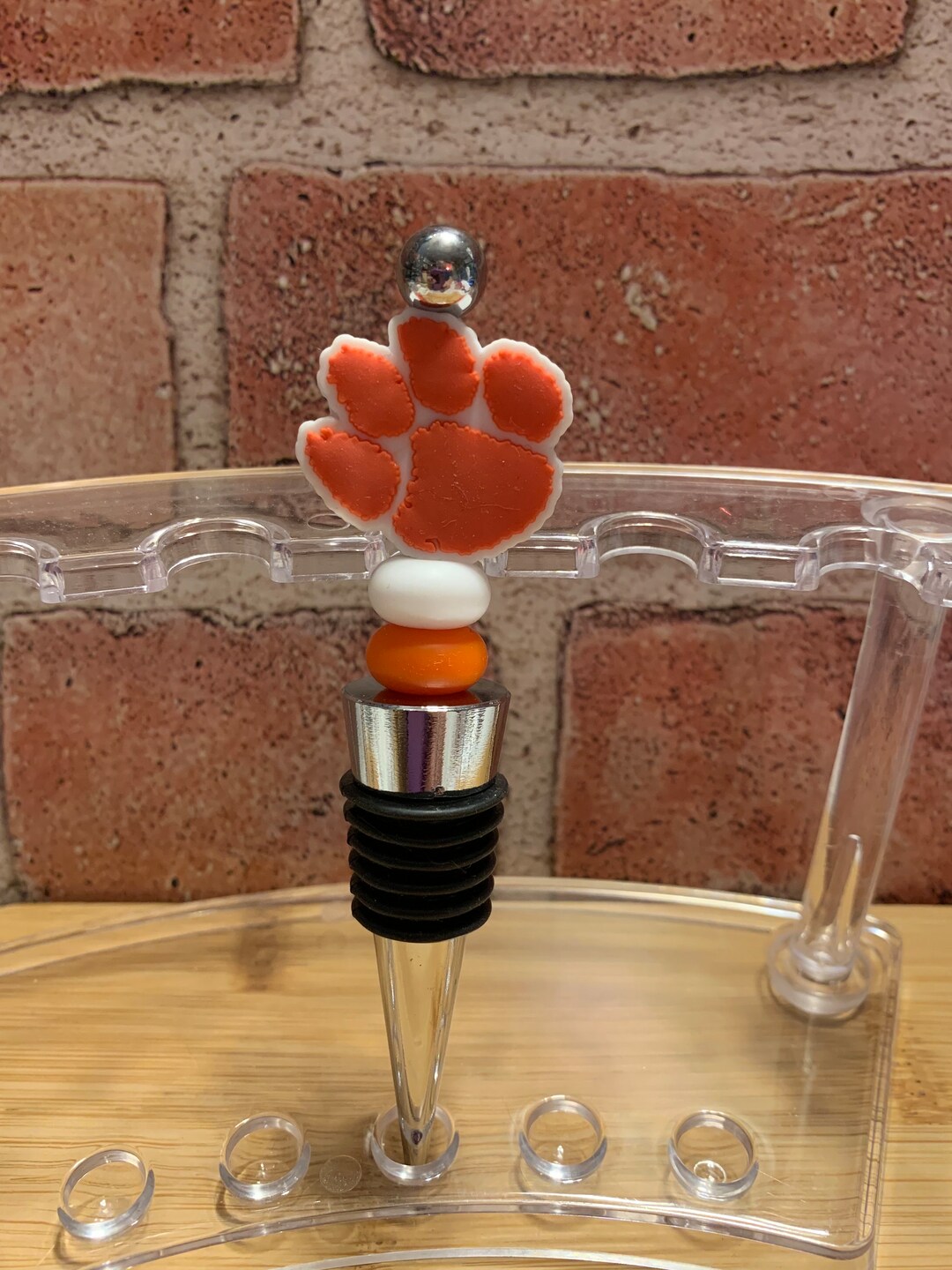 Clemson Tigers Wine Stopper - Etsy