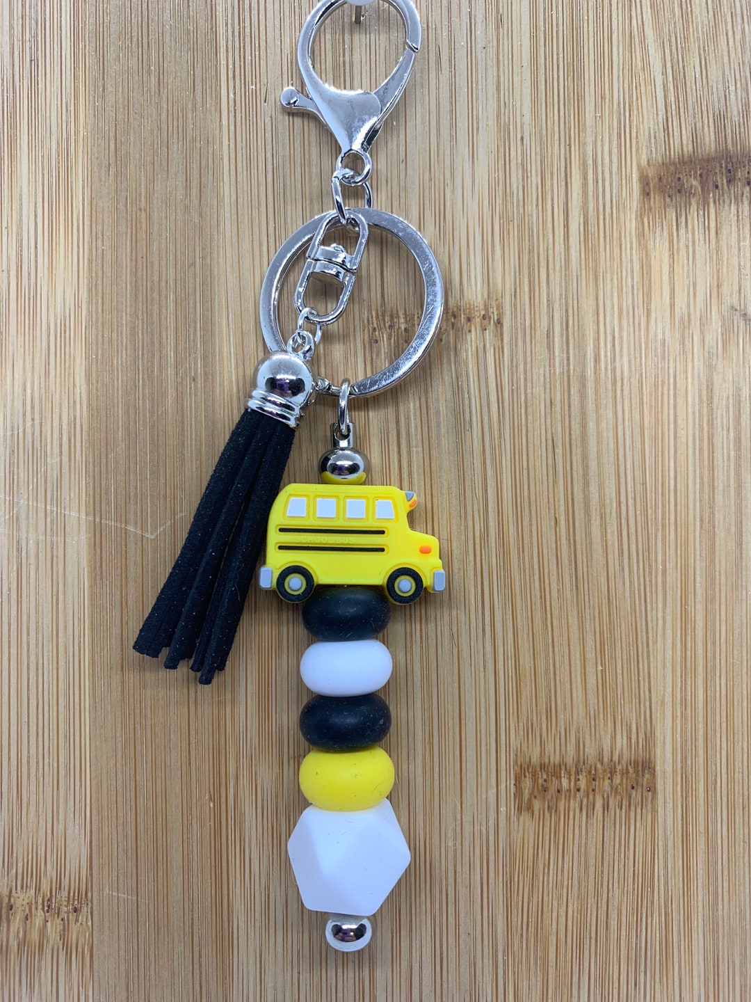 School Bus Key Chain - Etsy