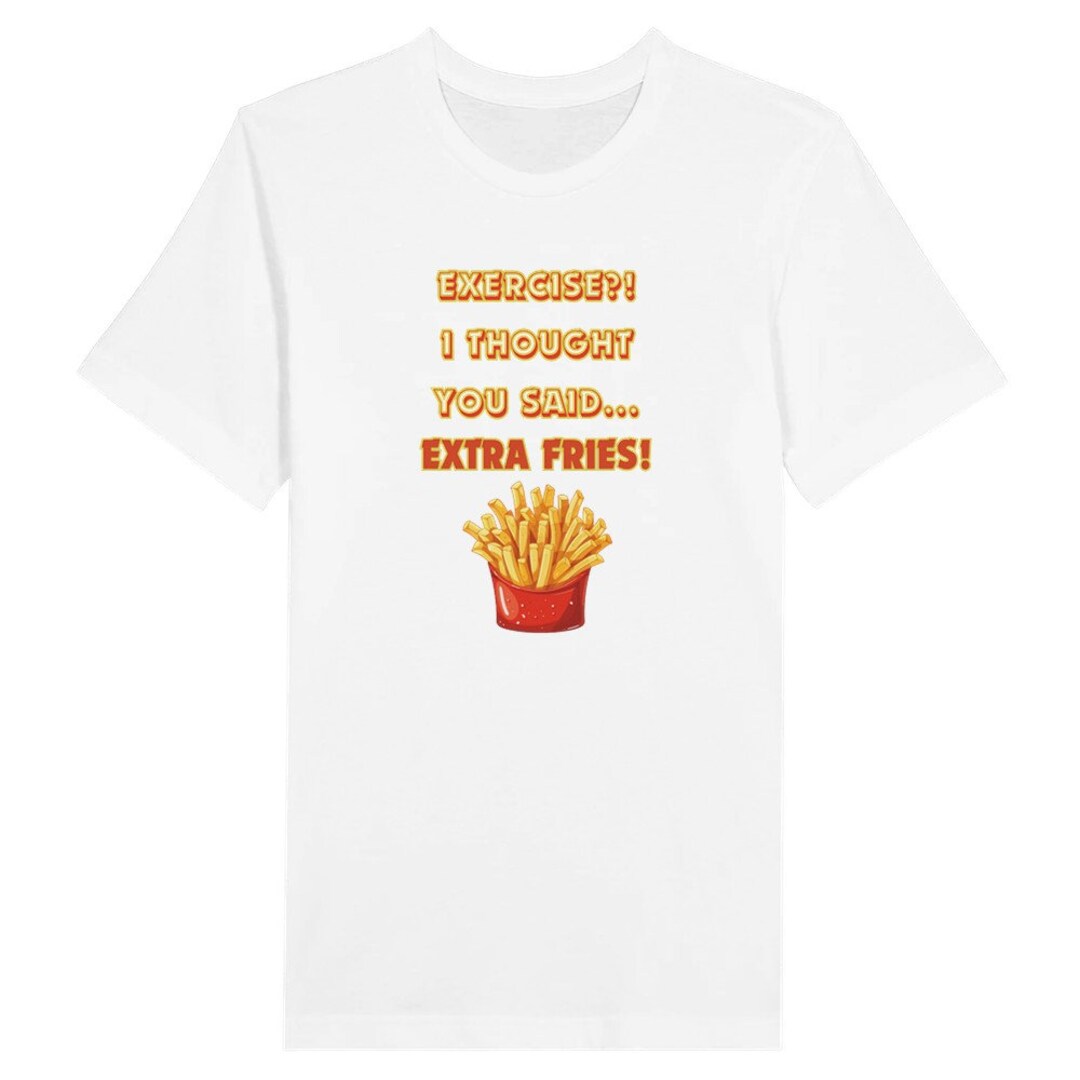 French Fries T-shirt - Etsy