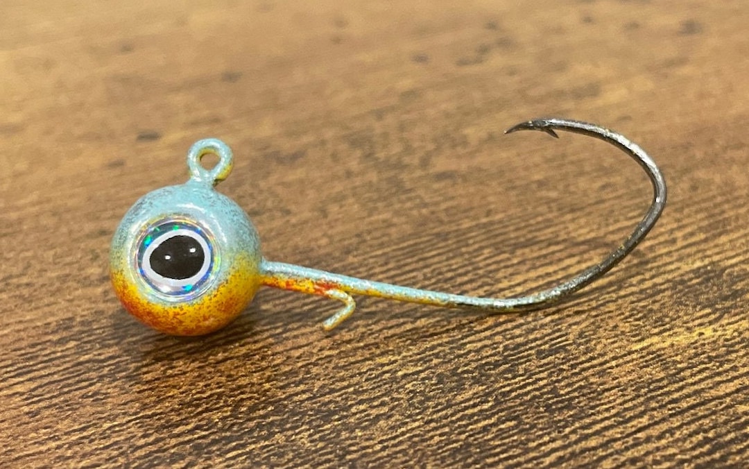 Pro Jig X W/ Eagle Claw Pro-v Hook 4-pack Fishing Jig Head - Etsy