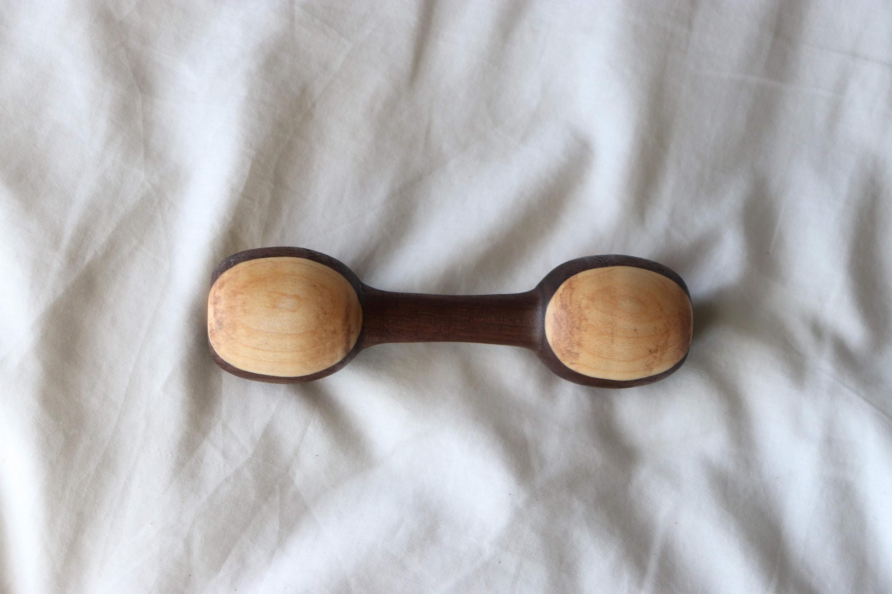 Wooden Baby Rattle, Penny Rattle, Montessori Toy - Etsy