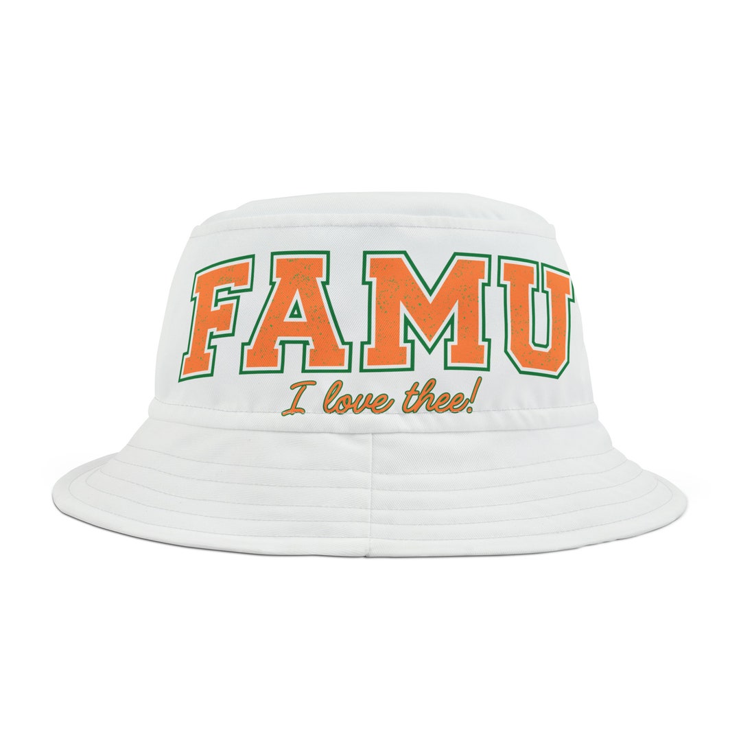 FAMU I Love Thee Bucket Hat, Florida A&M University Accessories, FAMU ...